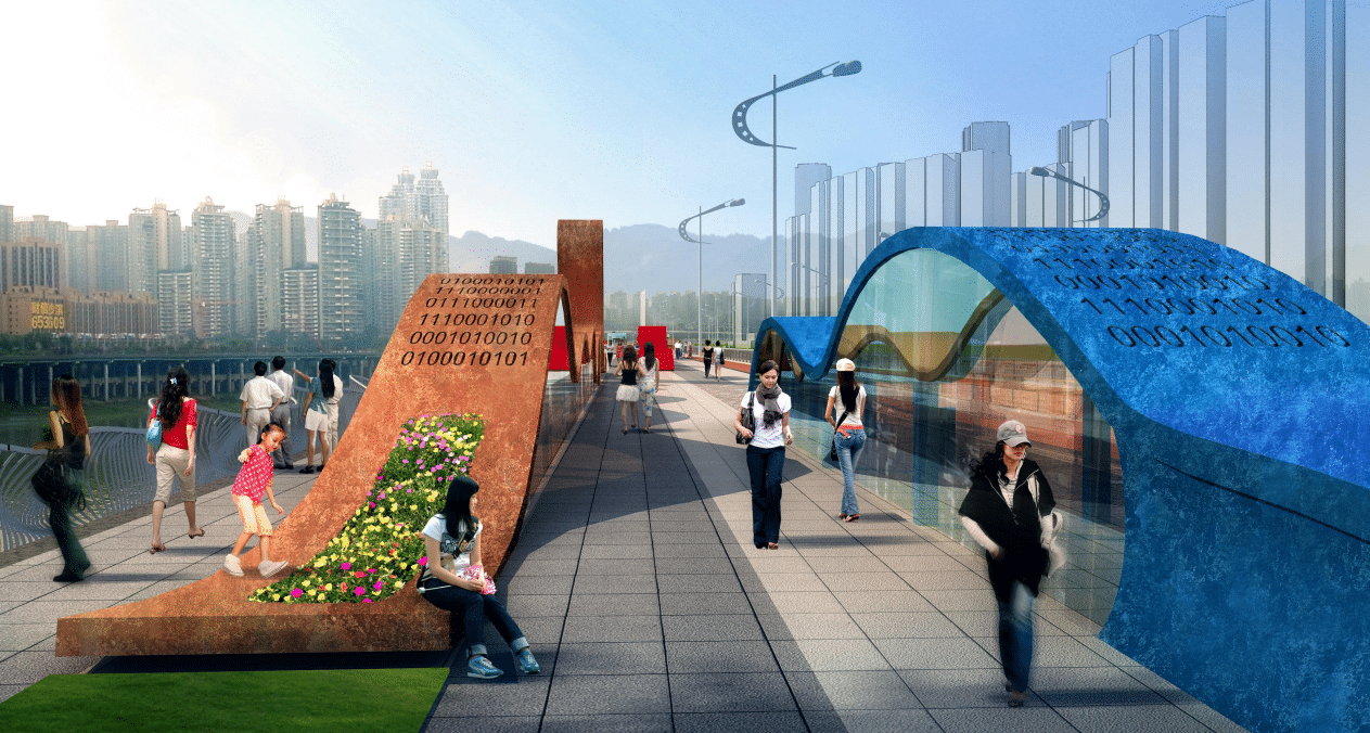 Landscape design animation presentation for Beibin Road - Titian Artscape